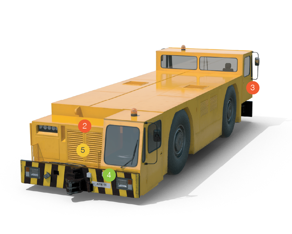 Airport Tug Safety Products - Brigade Electronics