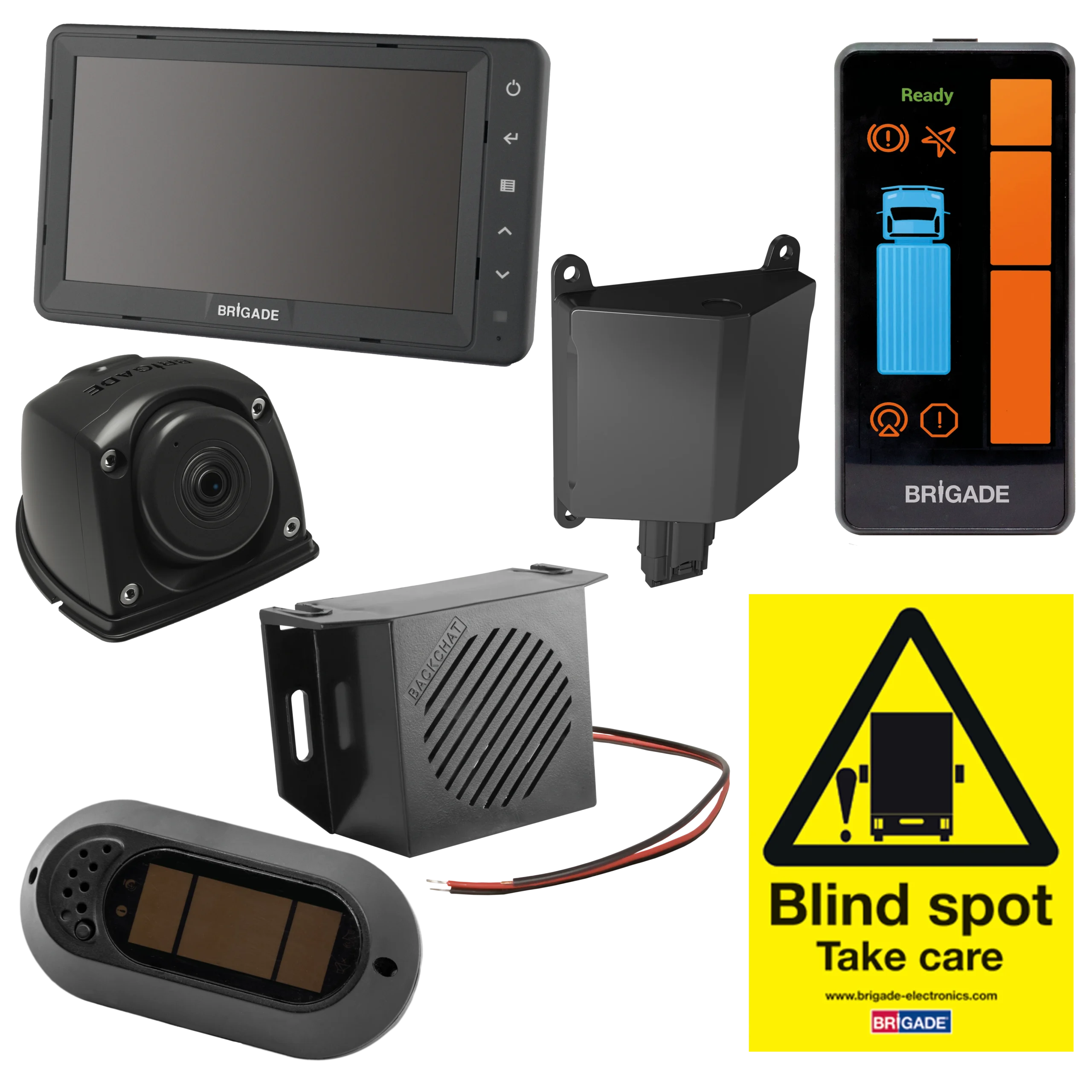 Kits de conformidad DVS para vehículos pesados - Brigade Electronics