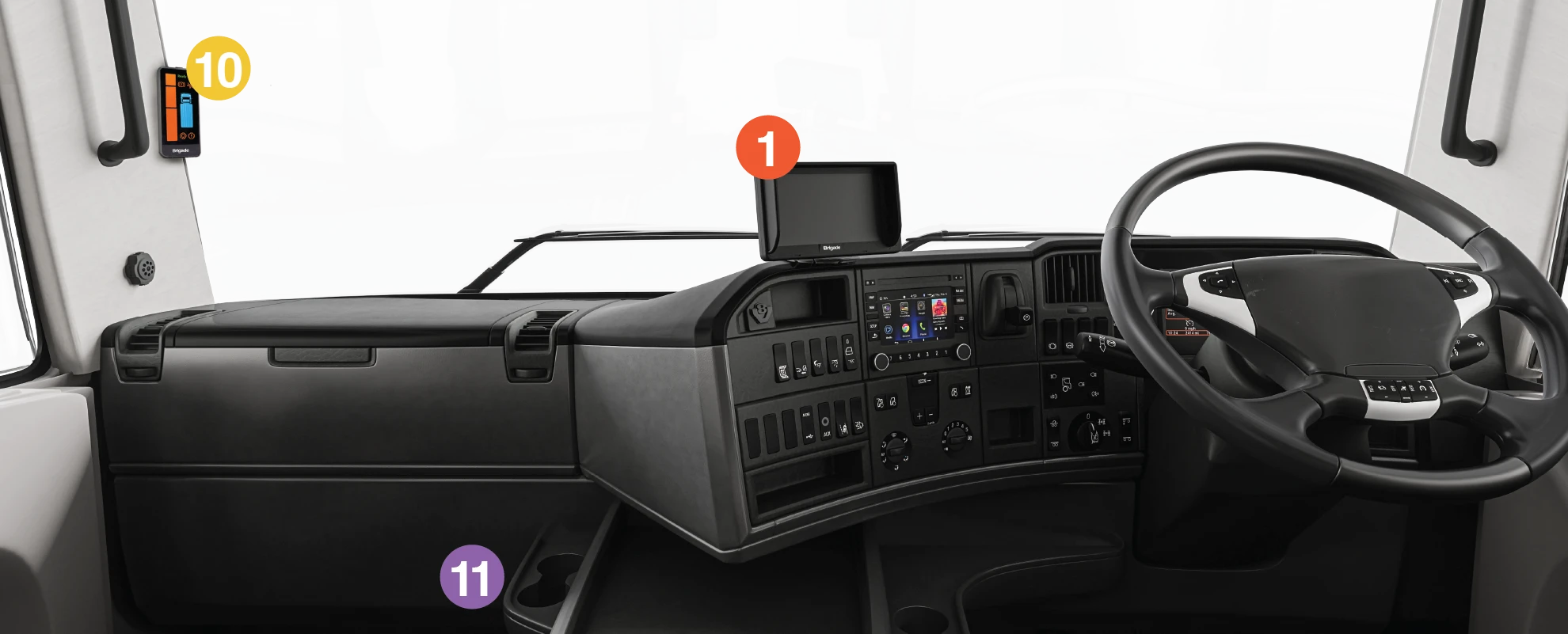 Rigid Truck Safety Products - Brigade Electronics